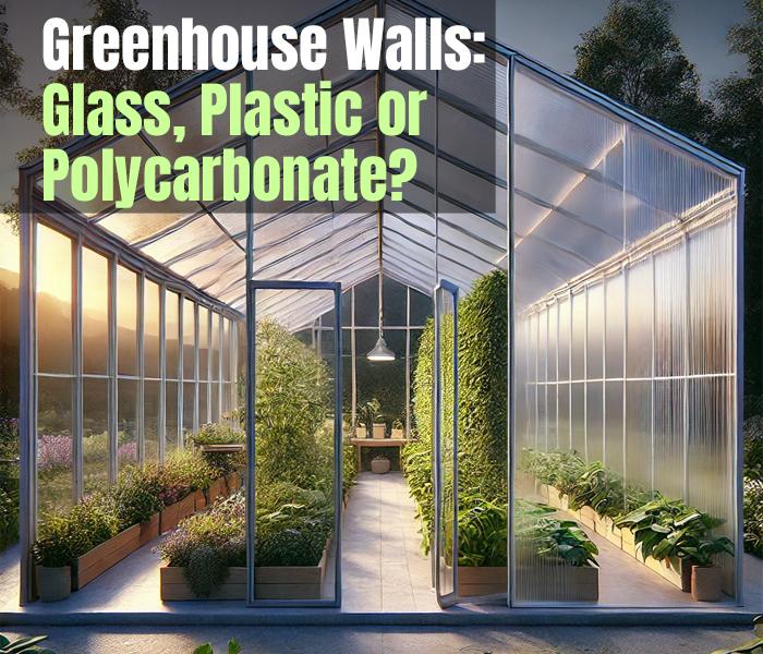 Best Greenhouse Wall Material: Glass vs Panels